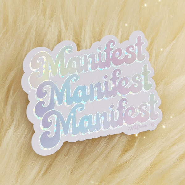 Manifest Sticker | Wildflower + Co
