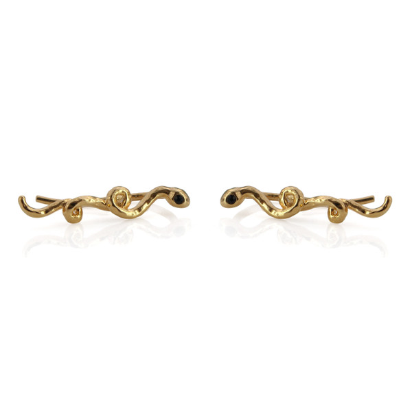 Snake Ear Climbers Delicate Gold Wildflower Co. Jewelry