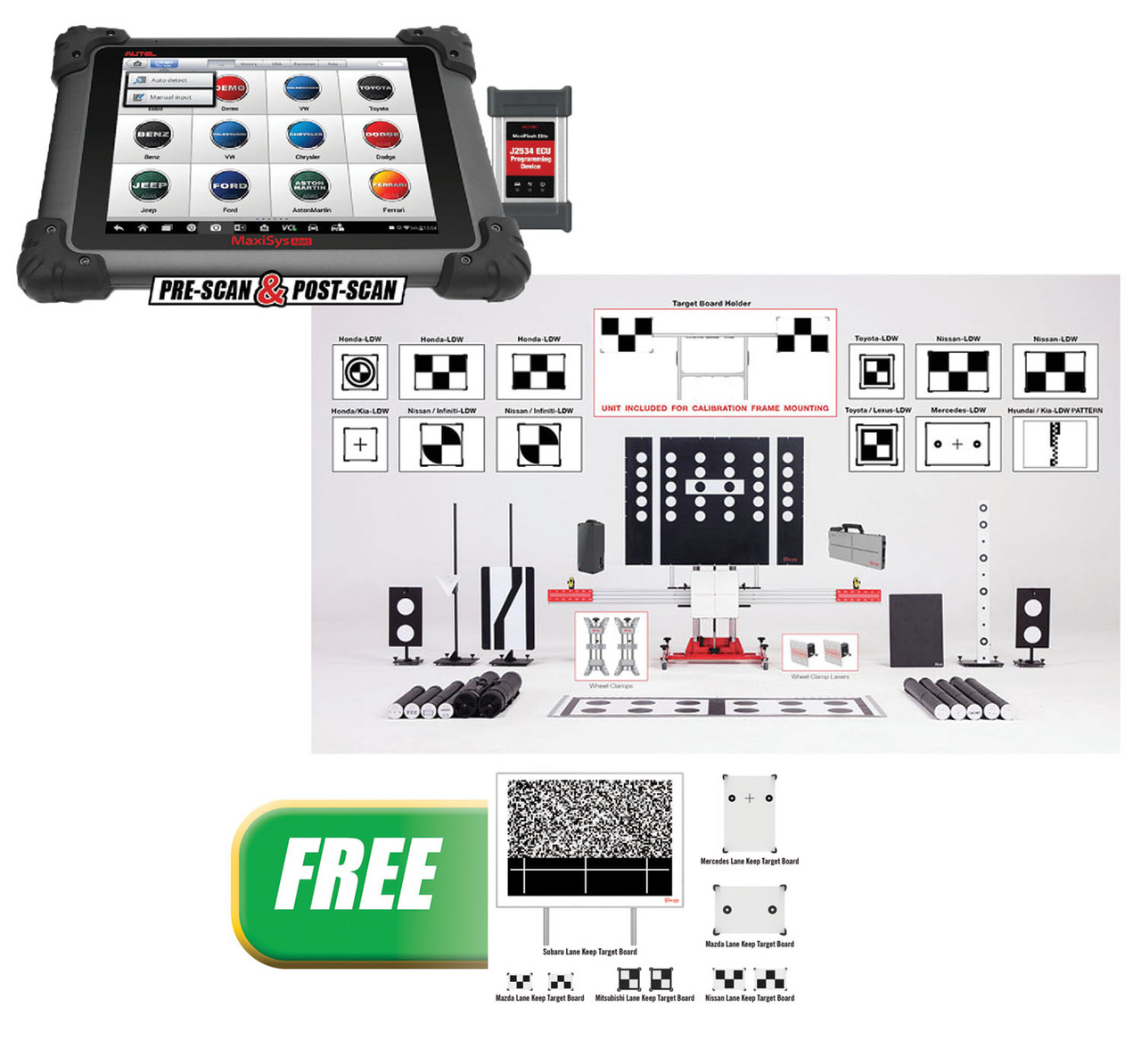 MaxiSYS ADAS Complete Calibration Package & ADAS Calibration Tablet w ... MaxiSYS ADAS Complete Calibration Package & ADAS Calibration Tablet w ...