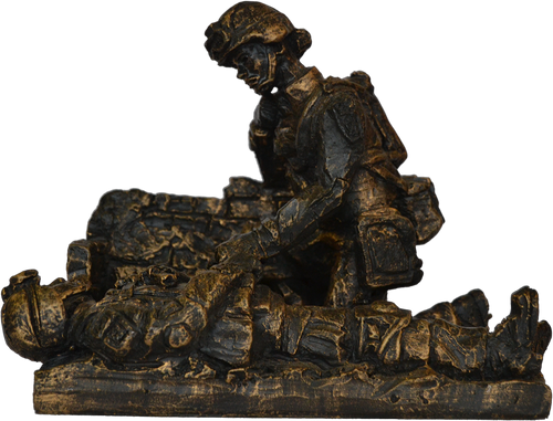 Rob Mench Combat Medic Female Statue - Total Force