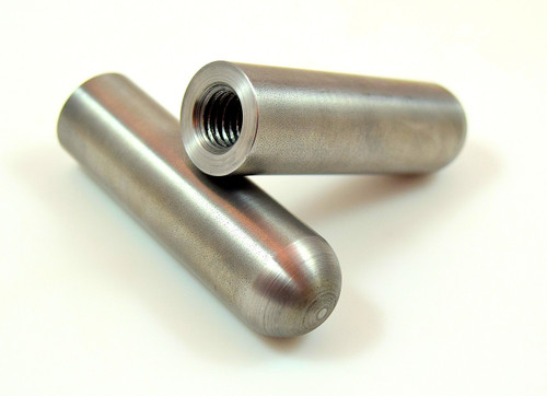 steel weld on threaded bullet 3"