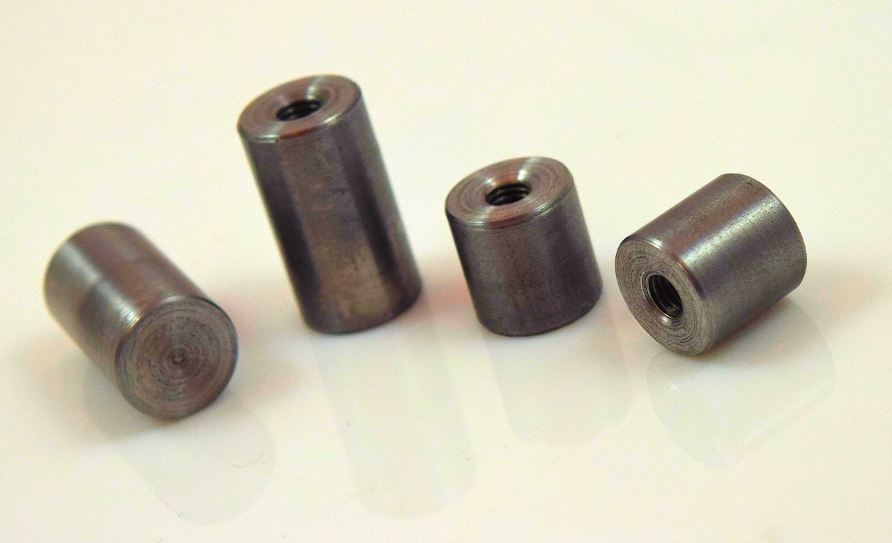 #10 10-32 threaded steel weld in tapped bung weld nut