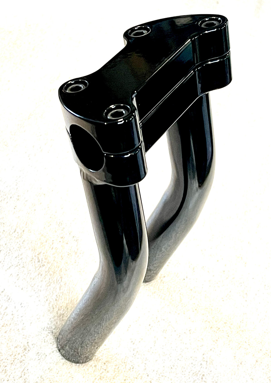 Custom made to order built one piece lower riser handlebar clamp with ...