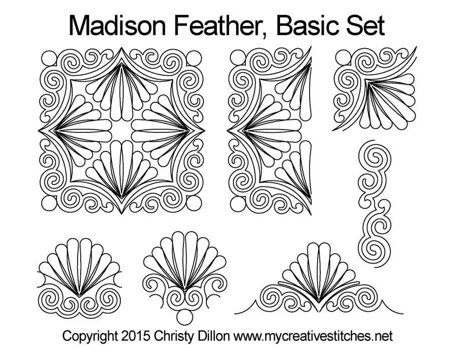 Madison Feather Basic Set - My Creative Stitches