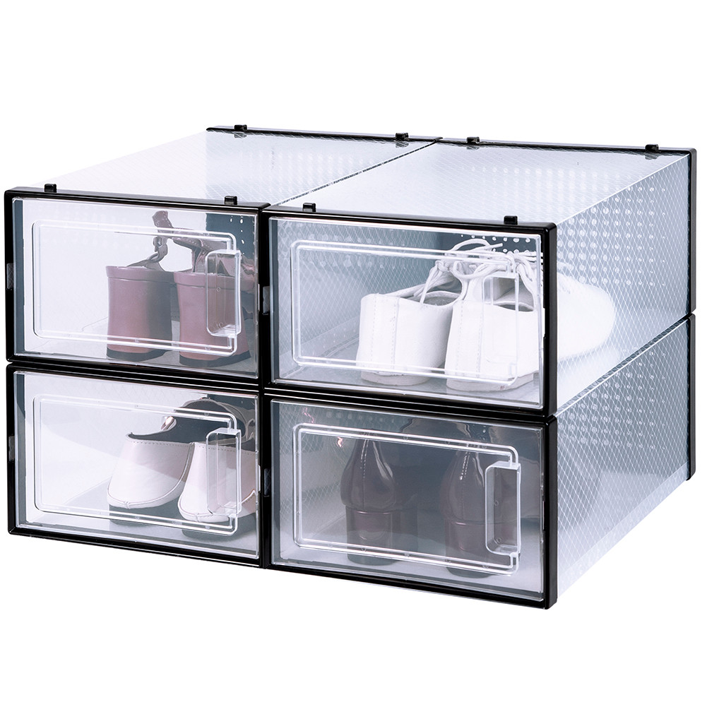 OnDisplay Clik Stackable Interlocking Shoe Box System - Vandue