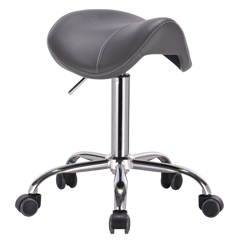 Mercury Adjustable Height Massage Stool w/Wheels - Vandue