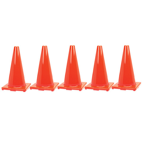 36" Orange Game Cones - (Set of 5) - Head Coach Sports