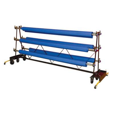 Gym Floor Cover Premier Storage Racks - 8 Roller Model - Head Coach Sports
