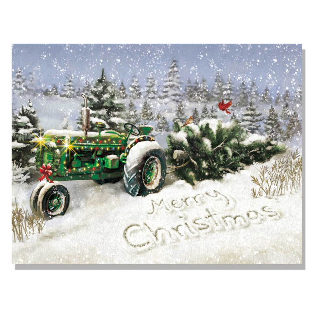 64171-C "Christmas Tree Tractor" - Trendy Decor 4 U