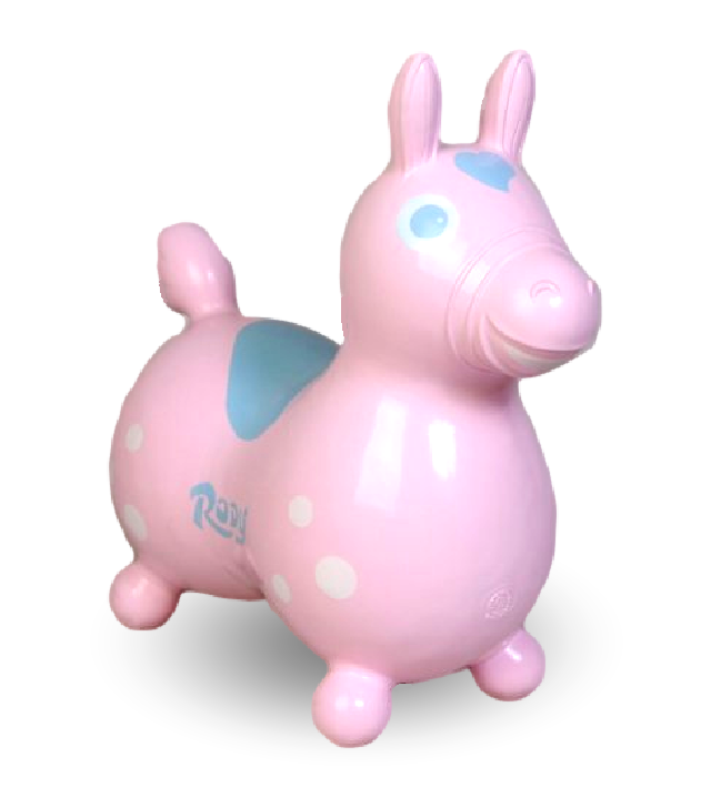Gymnic Rody Horse - Baby Pink - Endeavour Toys