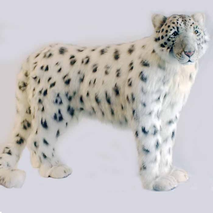 Hansa Snow Leopard, Standing 49''L - Endeavour Toys