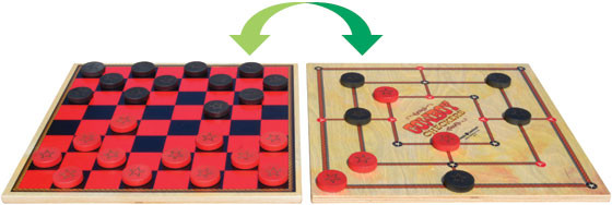 Cowboy Checkers by Maple Landmark - Endeavour Toys