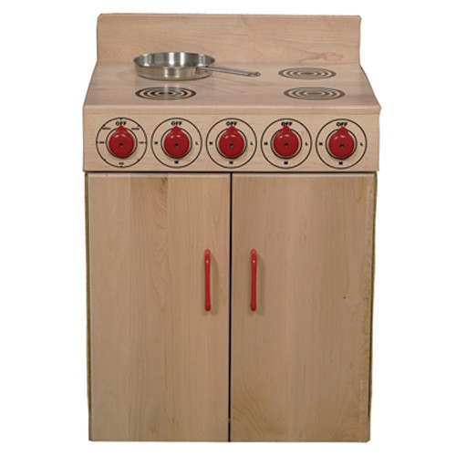 Heritage Solid Maple Play Stove - Endeavour Toys