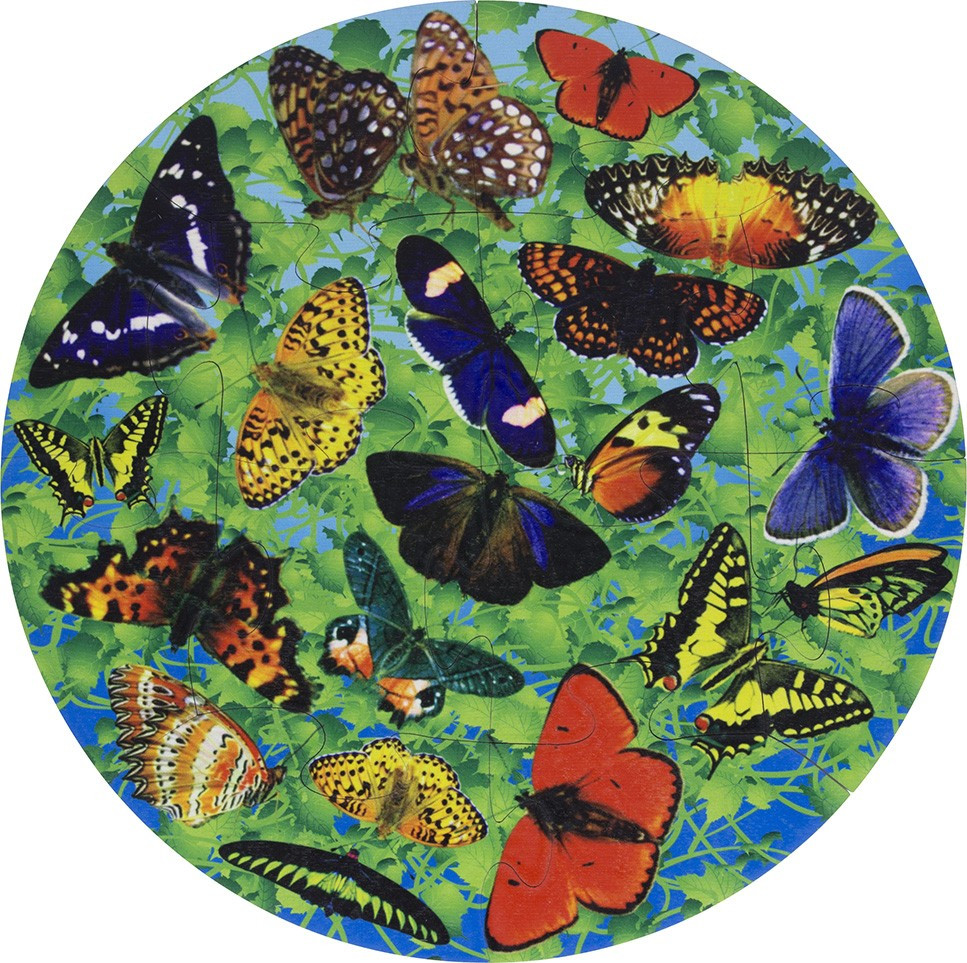 Butterflies Shaped Jigsaw Puzzle, 12 Pieces - Endeavour Toys