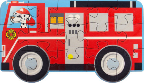 Fire Truck Jigsaw Puzzle, 15 Pieces - Endeavour Toys
