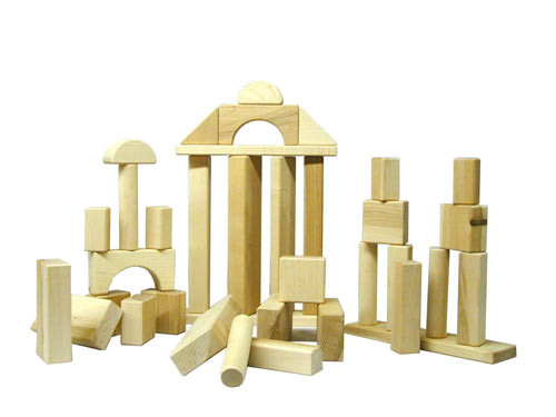 Beka Traditional Wooden Blocks - 36 Piece Standard Set - Endeavour Toys