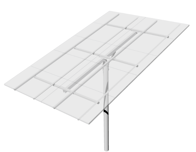 DPW TPM10-D Top-of-Pole Mount for 10 Type-D Modules - Solaris