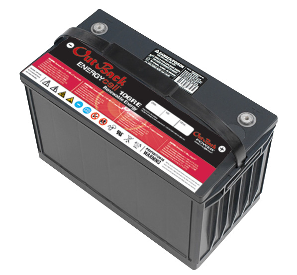 Outback EnergyCell 95RE 12V 88Ah Battery - Solaris