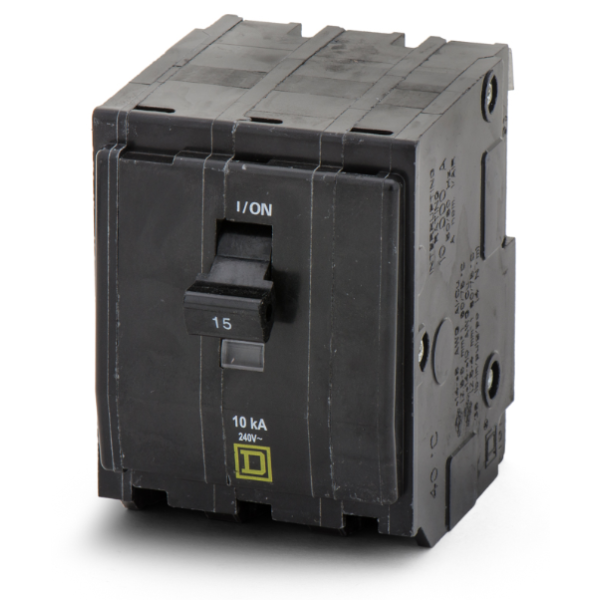 Square D QO315 15A 3-Pole Circuit Breaker - Solaris