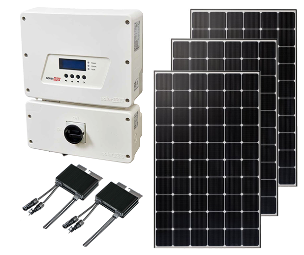 Mono String Inverter Ground Mount Solar Kit - Solaris