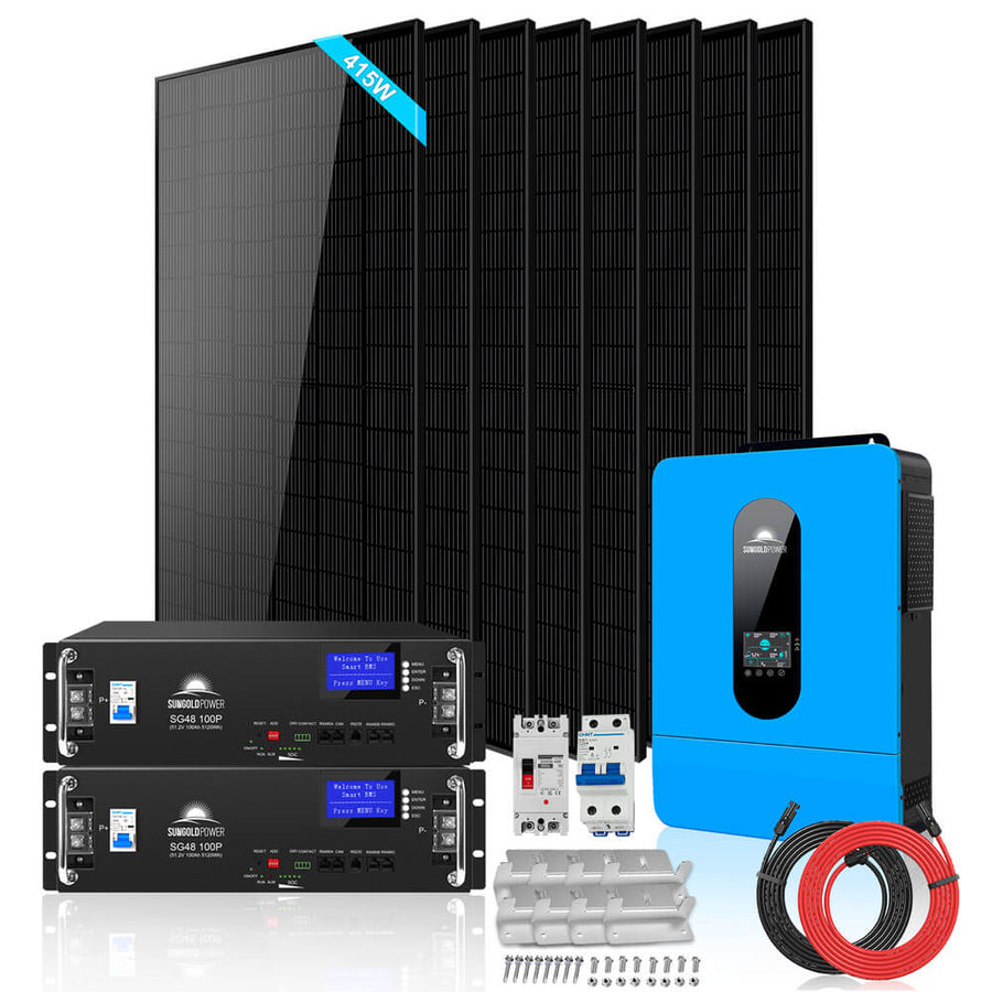 SunGoldPower SGR-6510E Off-Grid Solar Kit 6500W | Solaris