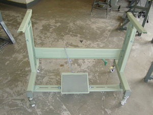 INDUSTRIAL SEWING MACHINE T-LEG STAND WITH CASTERS NEW - Zamir Sewing ...