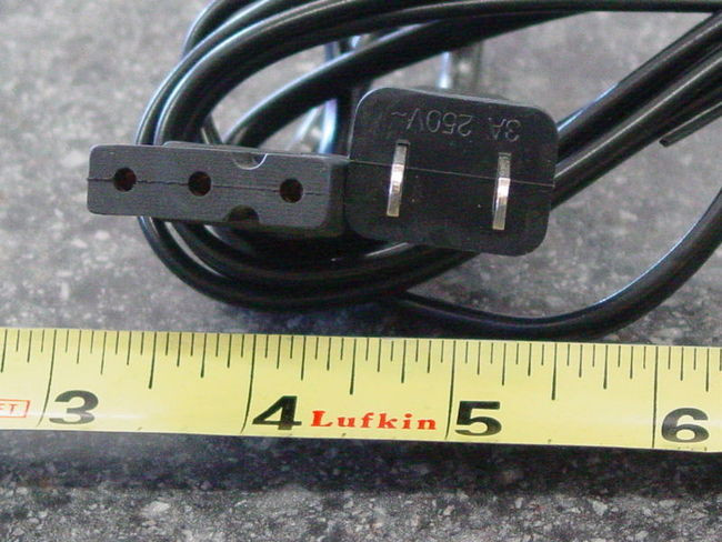Power Cord 3 Holes Fits Many Imported Home Machines - Zamir Sewing ...