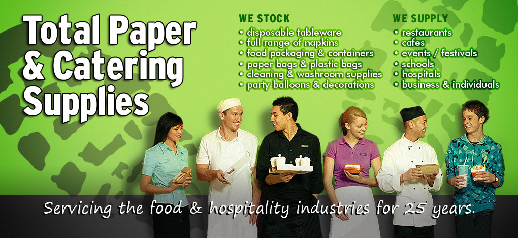 Catering Supplies, Cleaning Supplies and Party Supplies | Total Paper