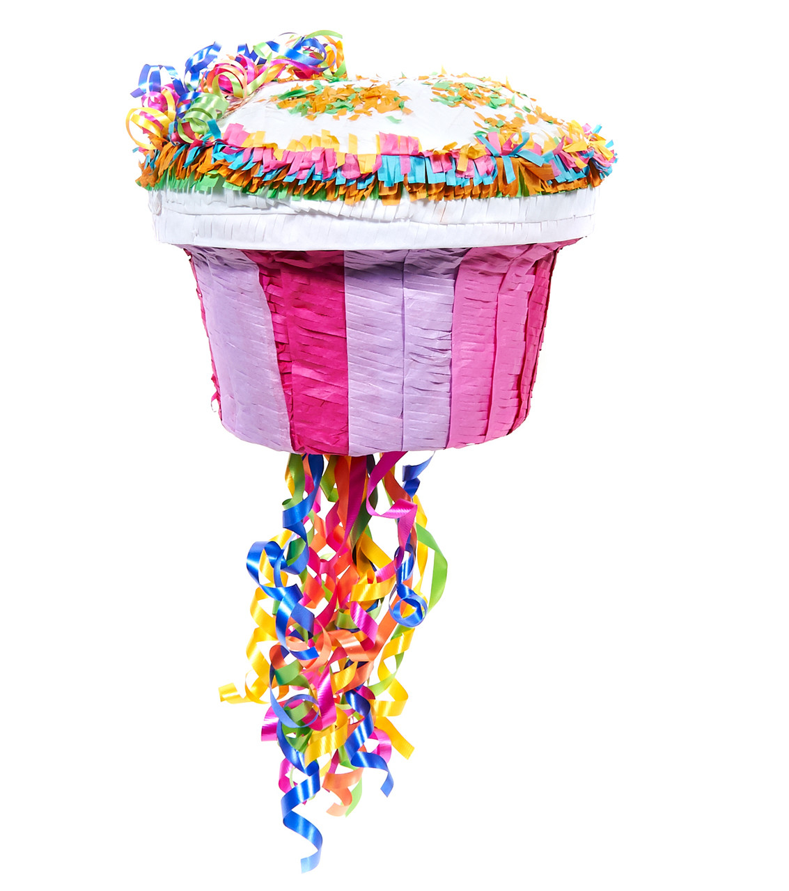 Pink Cupcake 13" Pull-String Pinata 2 - ThePartyWorks