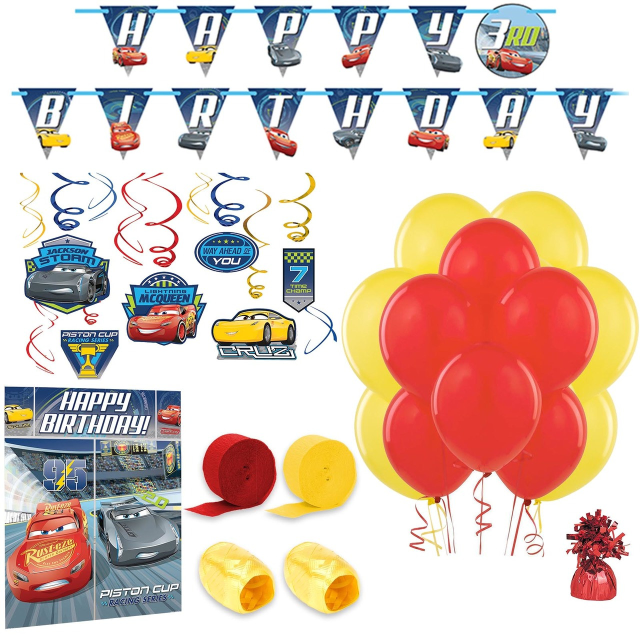 Disney Cars Room Decoration Kit - ThePartyWorks