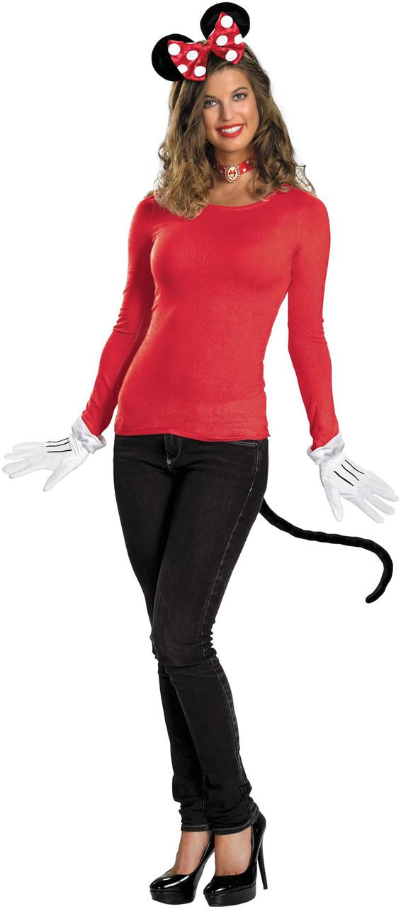 Red Minnie Mouse Adult Costume Kit