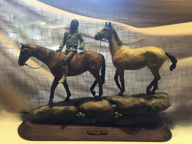 BRONZE Jack Muir "Where Ponies Leave No Tracks" SOLD - Mudhead Gallery