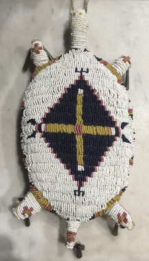 Native American Sioux Style Beaded White Turtle Amulet BD111 - Mudhead ...