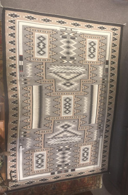 Navajo Indian Rug Storm Pattern Design SOLD - Mudhead Gallery