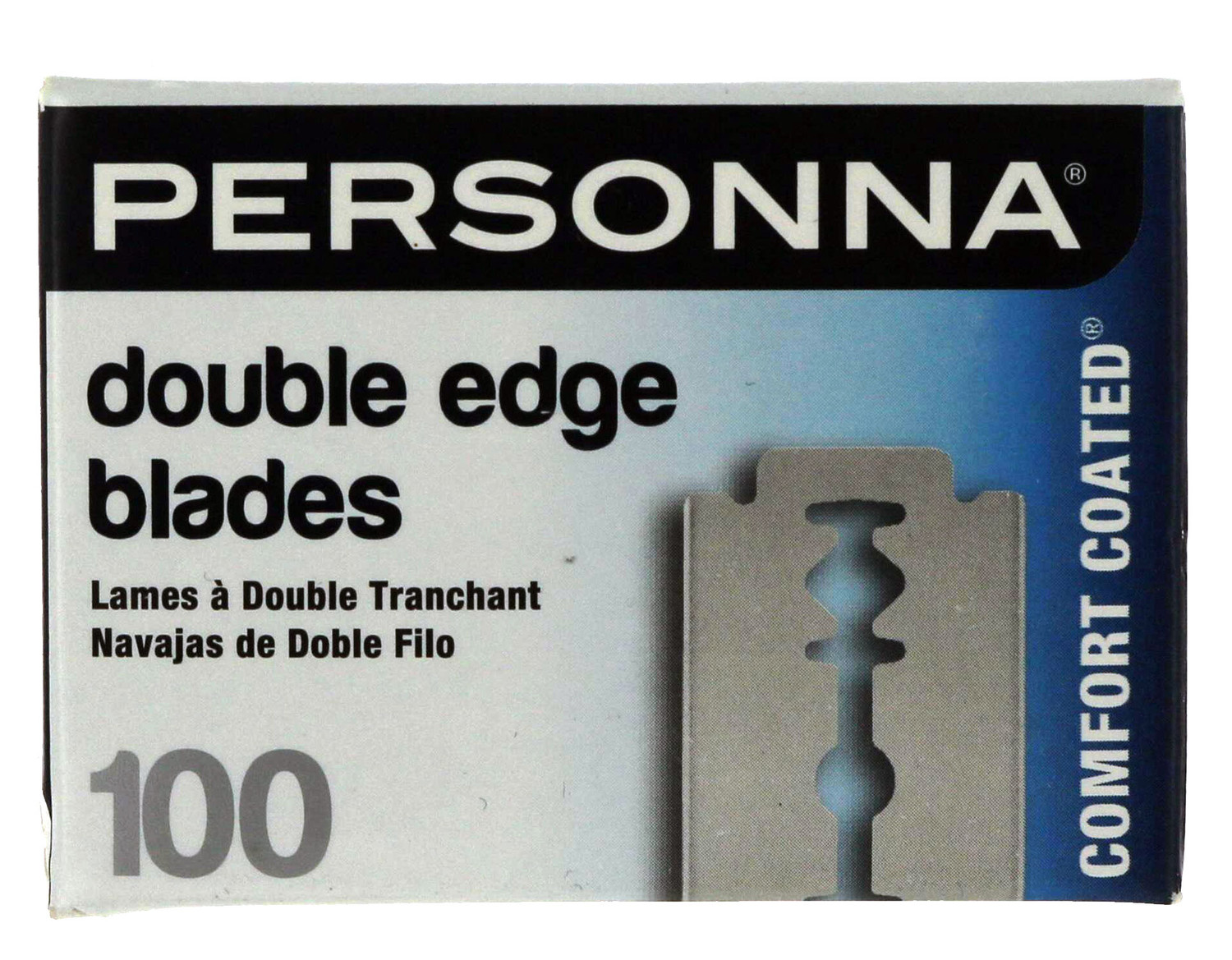 100 Pack of Double Edge Razor Blades by Personna