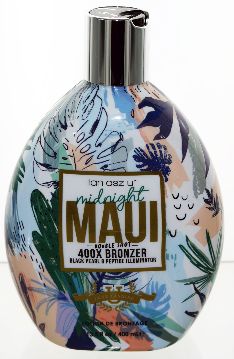 Midnight Maui Tanning Lotion with Double Shot 400X Bronzer by Tan Aszu