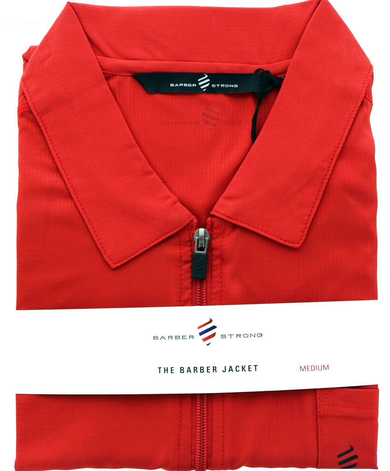 Red Barber Jacket size Medium by Barber Strong