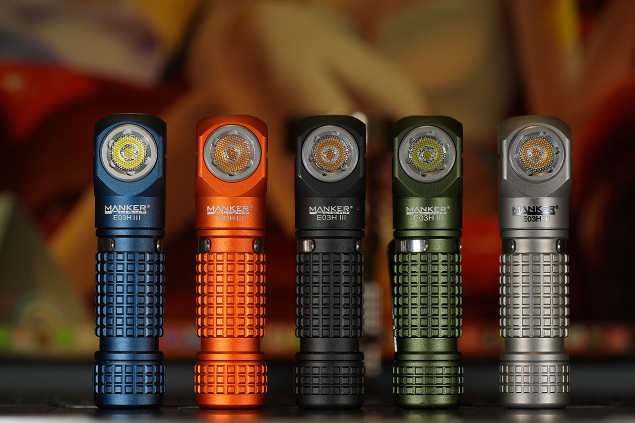 E03H III 1200 Lumens 14500 / AA Headlamp - Mankerlight Official