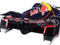 Red Bull X2014 Fan Car Red Bull Color Sebastian Vettel 1/18 Model Car ...