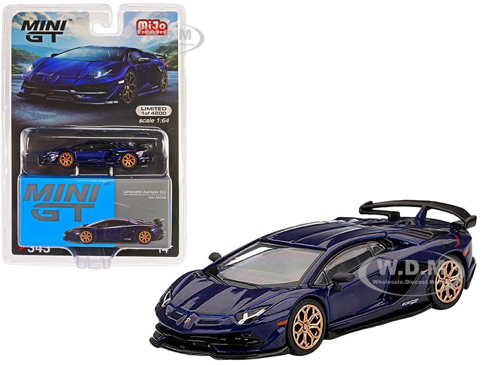 Purple Lamborghini Aventador Police Car