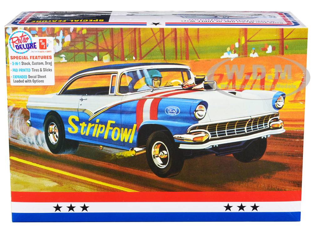 Skill 2 Model Kit 1956 Ford Victoria Hardtop 3 in 1 Kit 1/25 Scale ... Skill 2 Model Kit 1956 Ford Victoria Hardtop 3 in 1 Kit 1/25 Scale ...