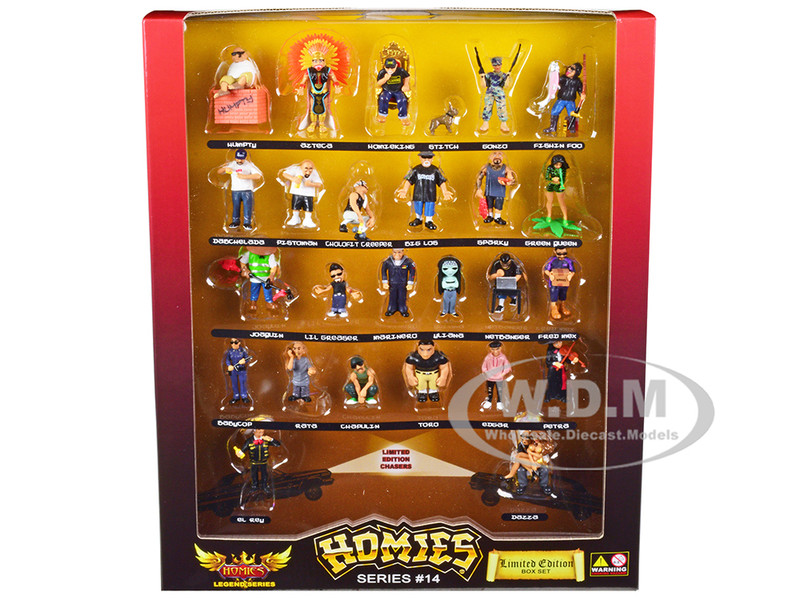Homies Set of 26 Figures Homies Legend Series 14 Limited Edition to ...