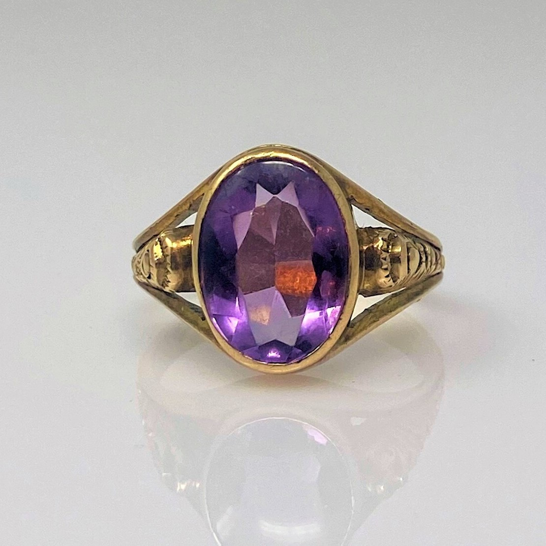 10 karat gold amethyst ring store