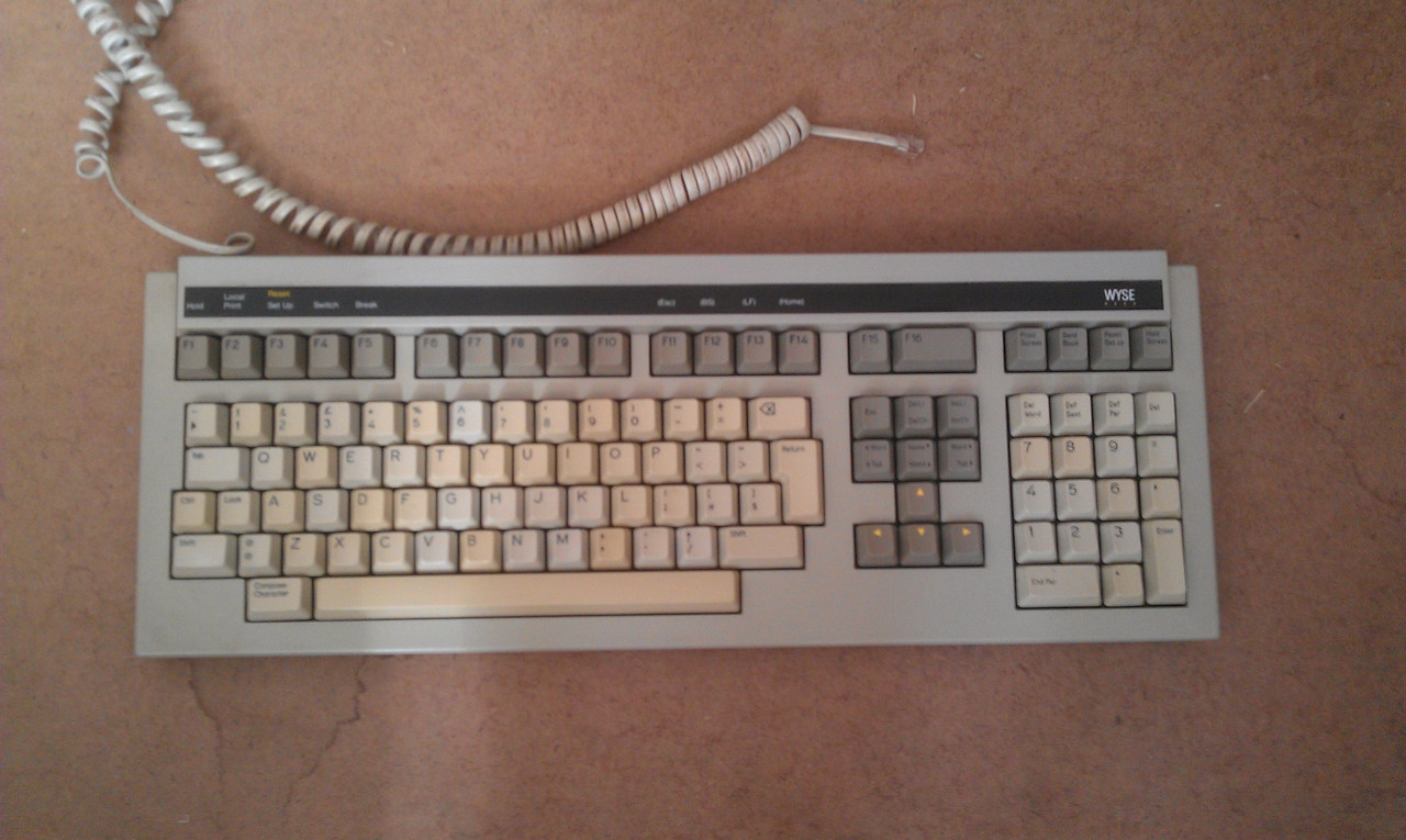 840361-01 Wyse Grey PCE Keyboard
