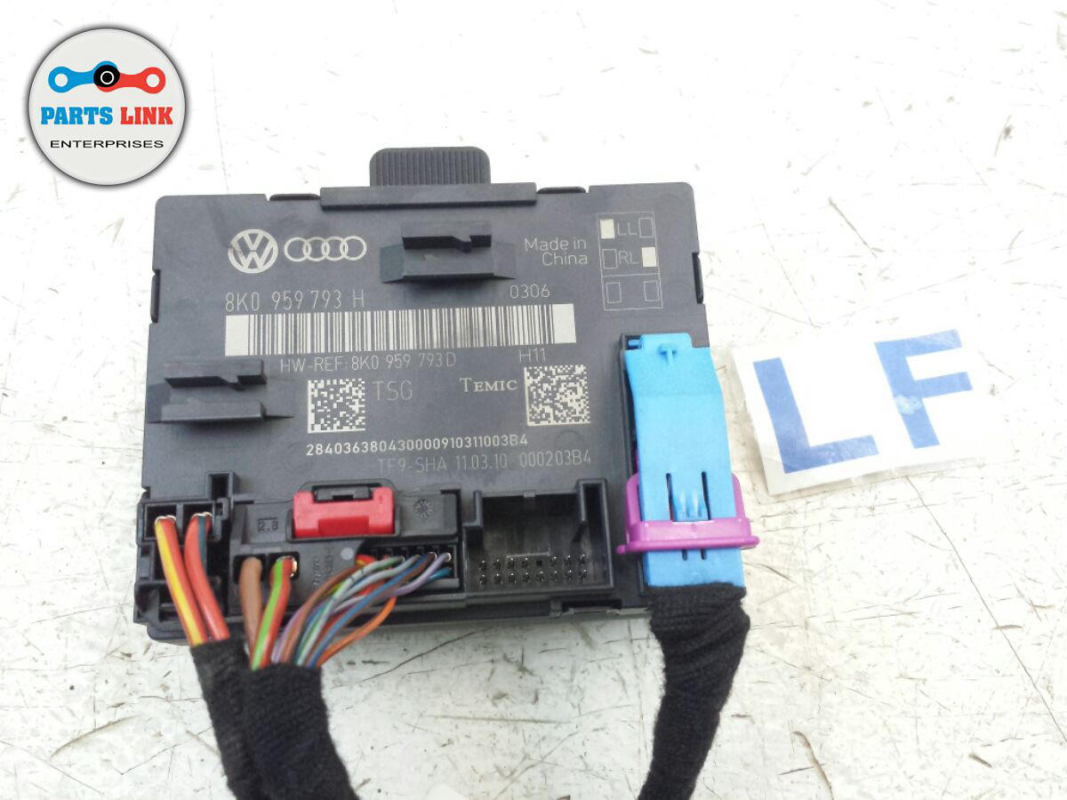 2009-2010 AUDI Q5 QUATTRO FRONT LEFT DOOR CONTROL MODULE COMPUTER A4 A5 ...