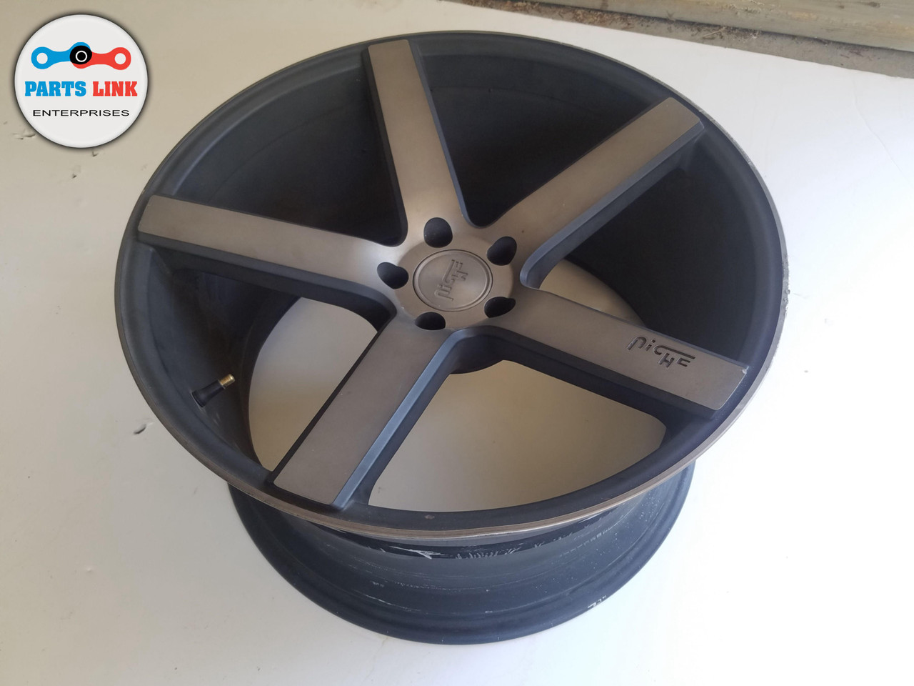 ONE 1 R20 NICHE MILAN BLACK WHEEL RIM 10.5x20 5x112 20" INCH 5 SPOKE 10 ...
