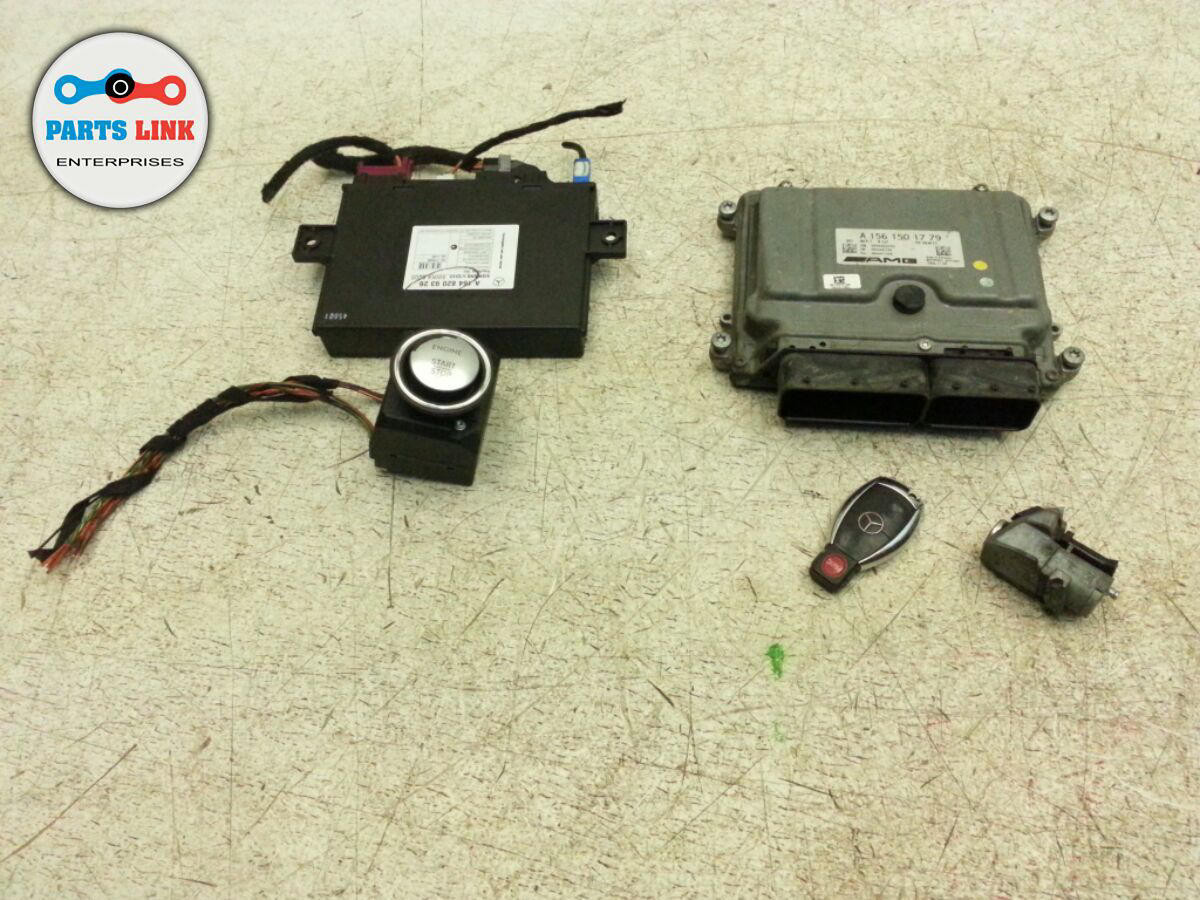 07-08 MERCEDES ML63 AMG W164 6.3L ENGINE COMPUTER ECU ECM LOCK KEY ...
