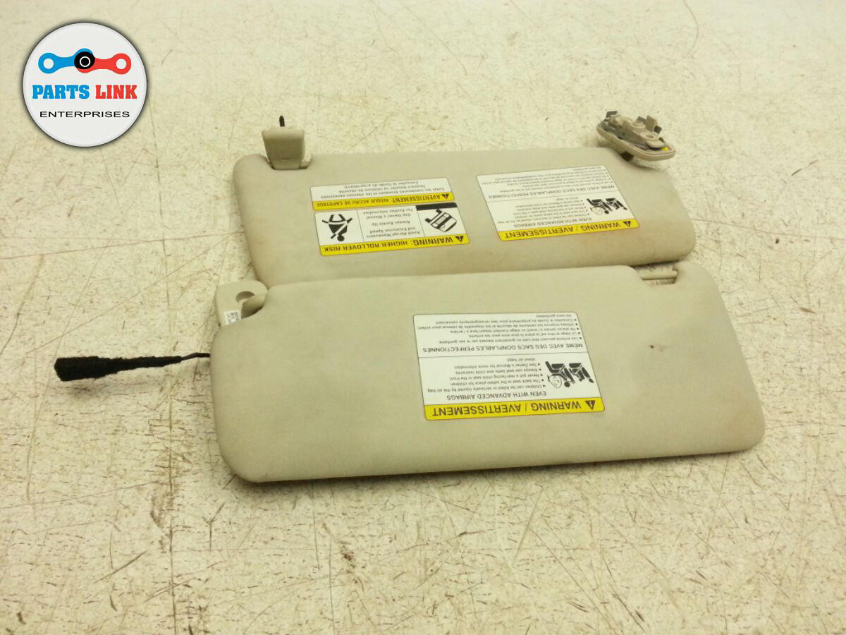 2012-2018 RANGE ROVER EVOQUE FRONT LEFT RIGHT SUNVISOR SHADE VISORS ...
