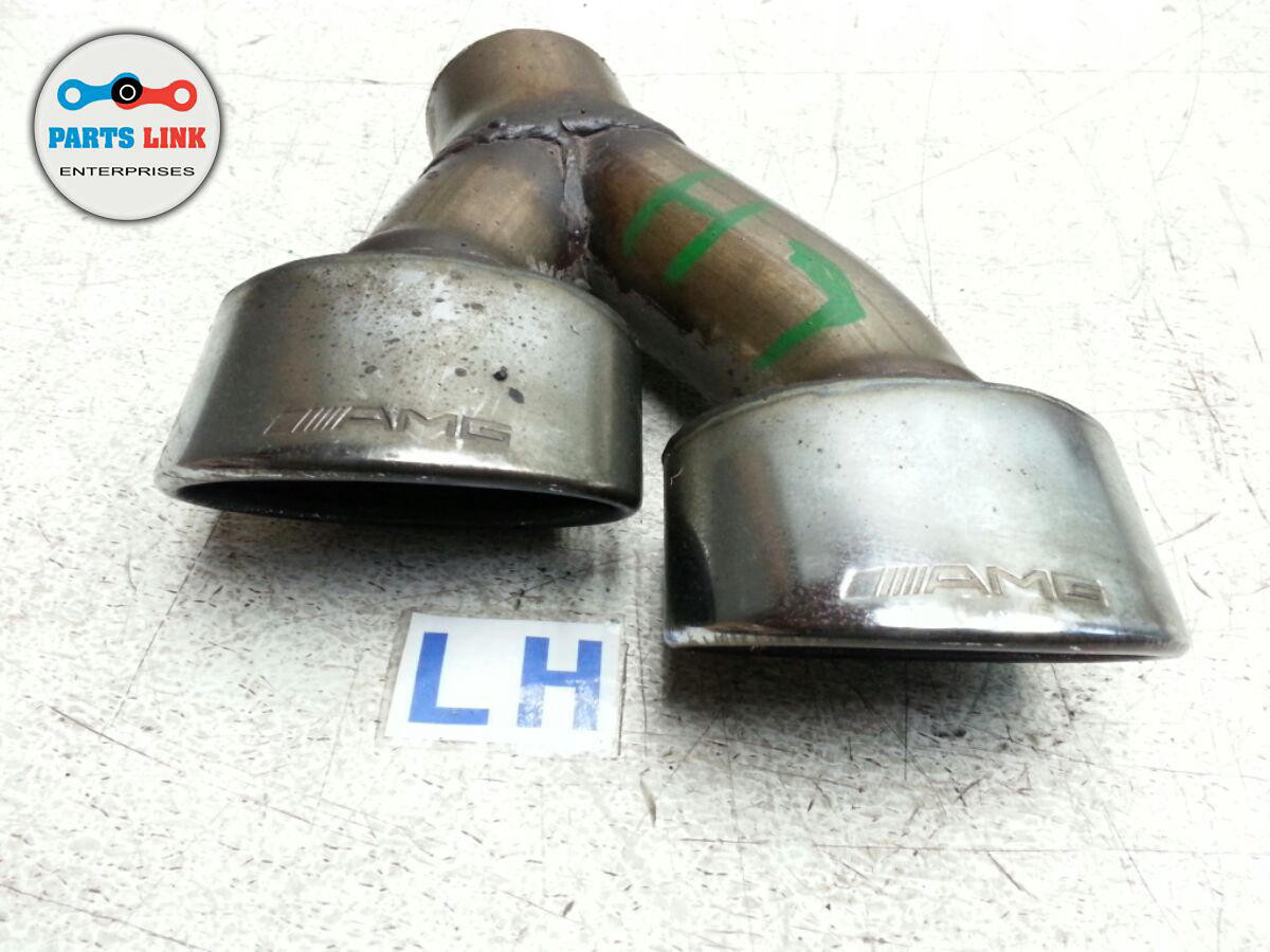 2003-2008 MERCEDES R230 SL55 AMG 5.5 REAR LEFT EXHAUST MUFFLER TIPS END ...