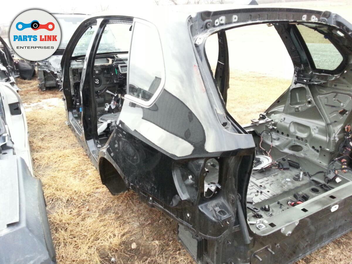 07-13 BMW E70 X5 REAR LEFT DRIVER QUARTER PANEL BODY FRAME RAIL CUT JET ...